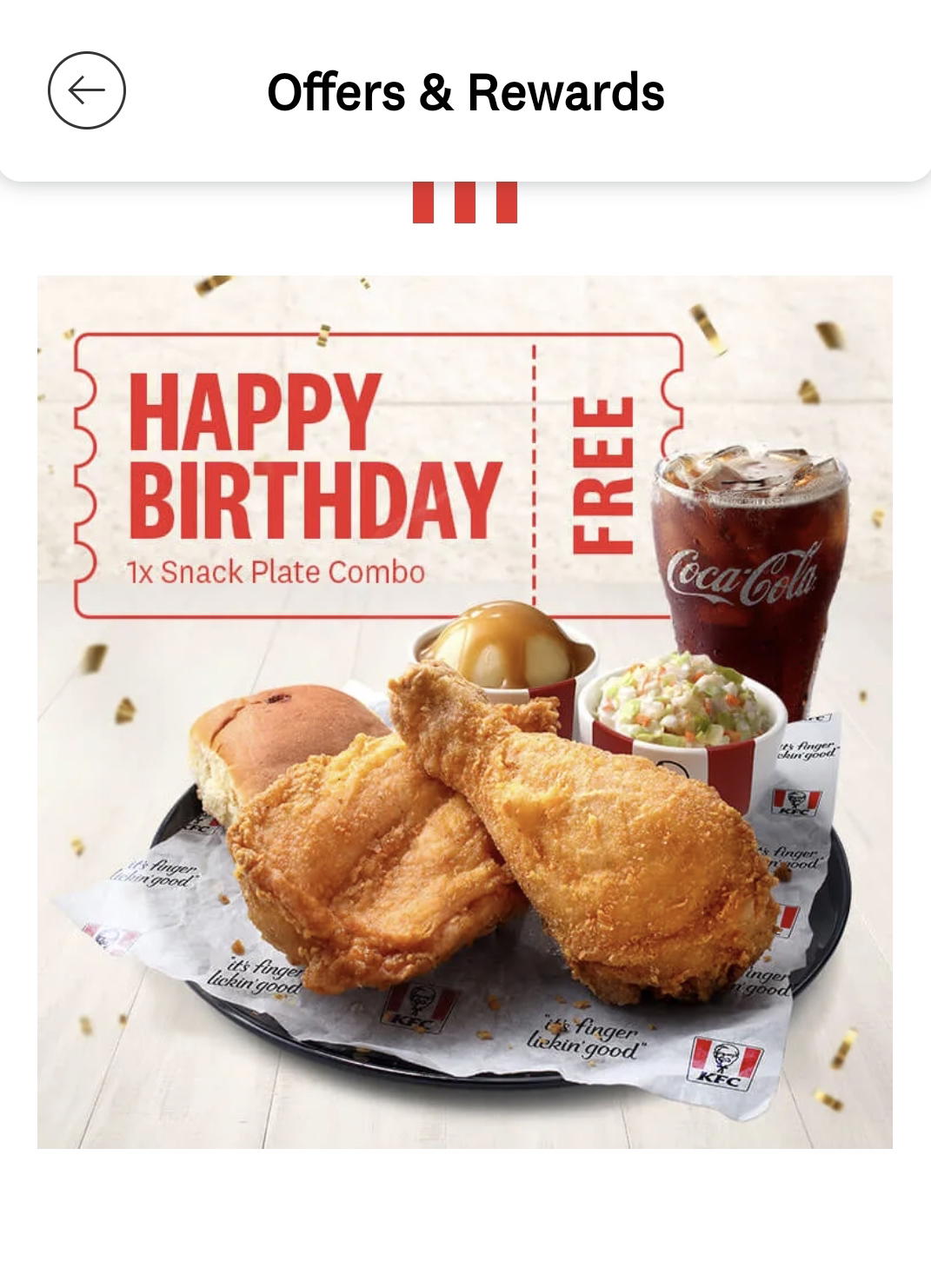 Make Your Birthday More Exciting With Free Treats From KFC • BoatBasinCafe